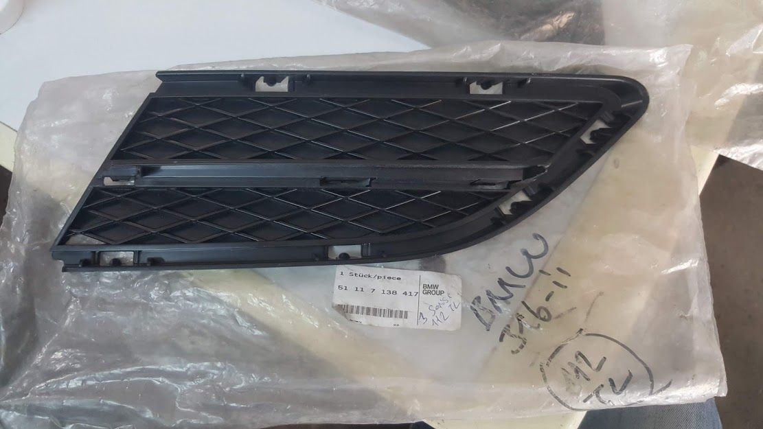 51117138417-51117138418 Bmw E90 LCI Ön Sol ve sağ Tampon Izgarası ...
