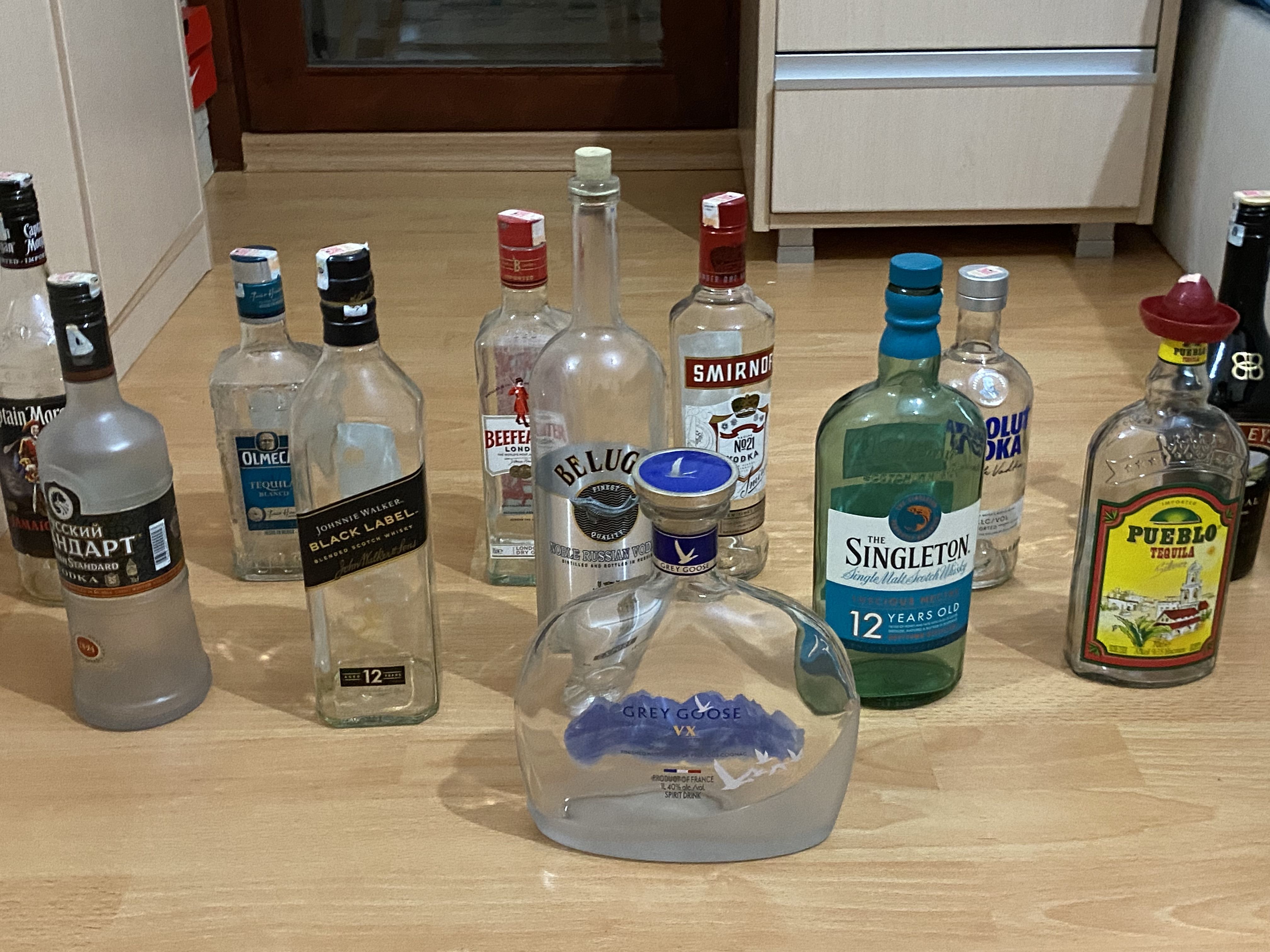 Alkol şişeleri koleksiyonluk - hurdapazari.com