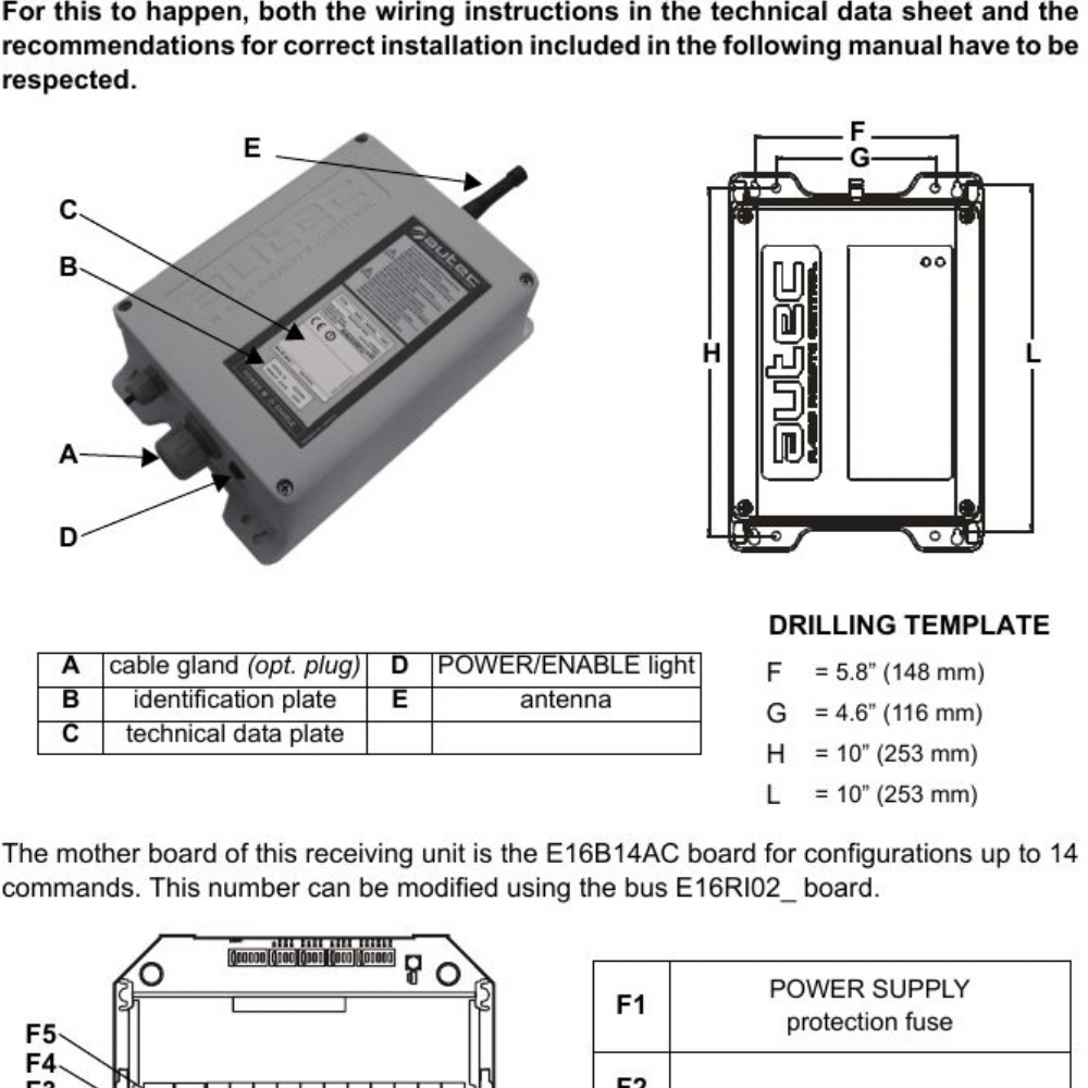 Autec Radio Remote Control Ünitesi ve Panosu - hurdapazari.com